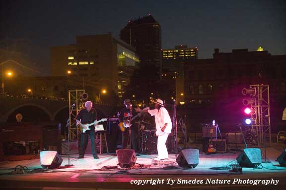 Nightfall on the River, at Simon Estes Amphitheater, Des Moines, IA